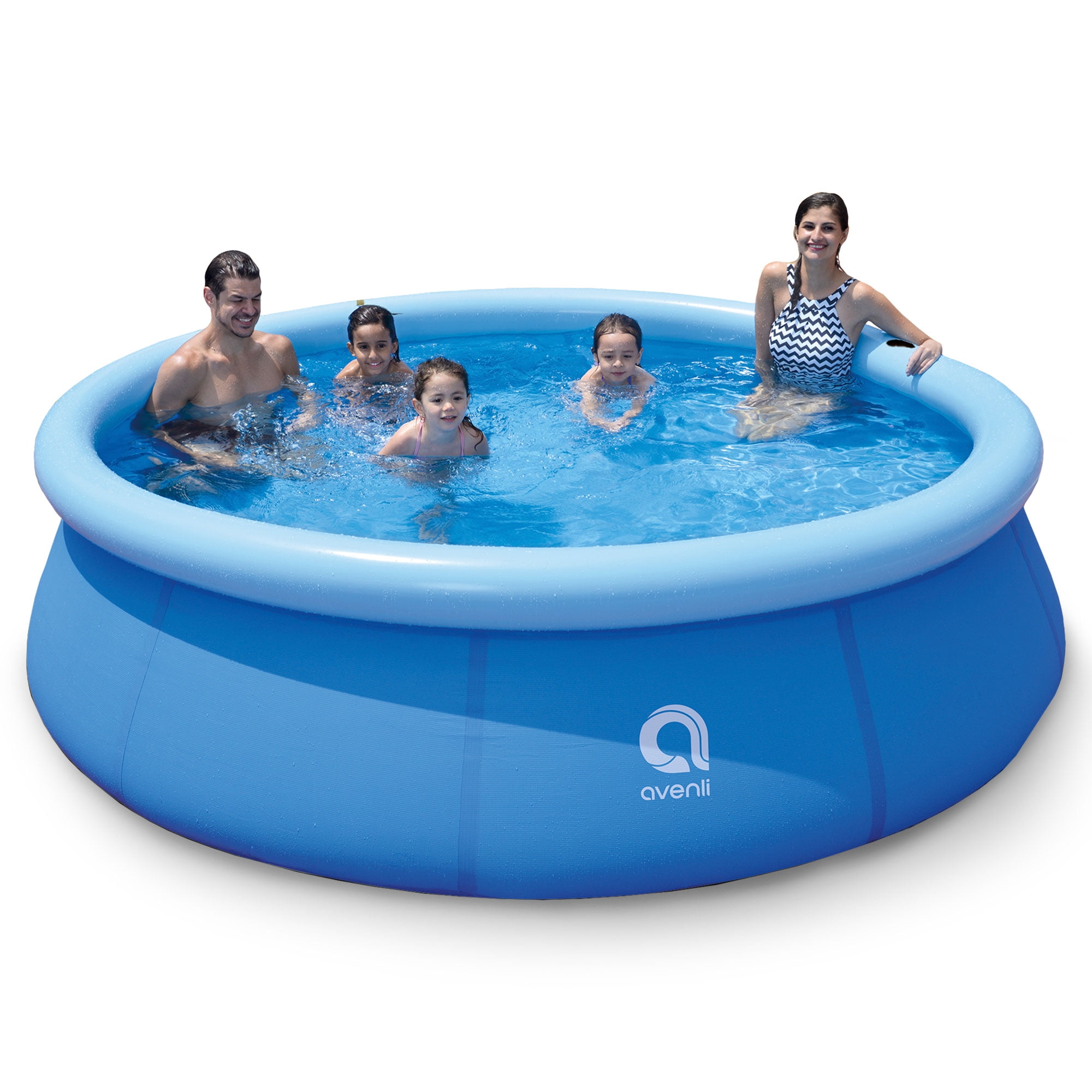 JLeisure Easy Setup 10 Ft x 30 In Inflatable Family Pool for Quick Big ...