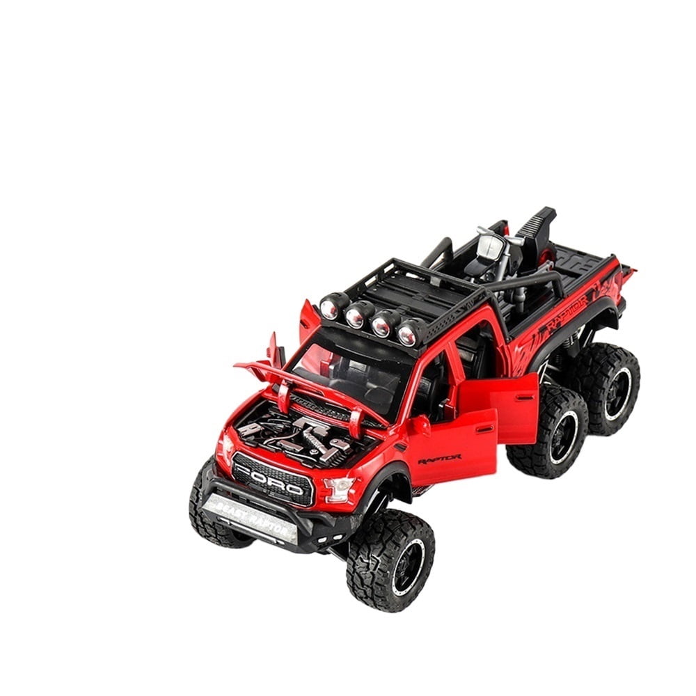 JM Chezhi FOR Ford Raptor F150 children's alloy car model toy pull-back ...