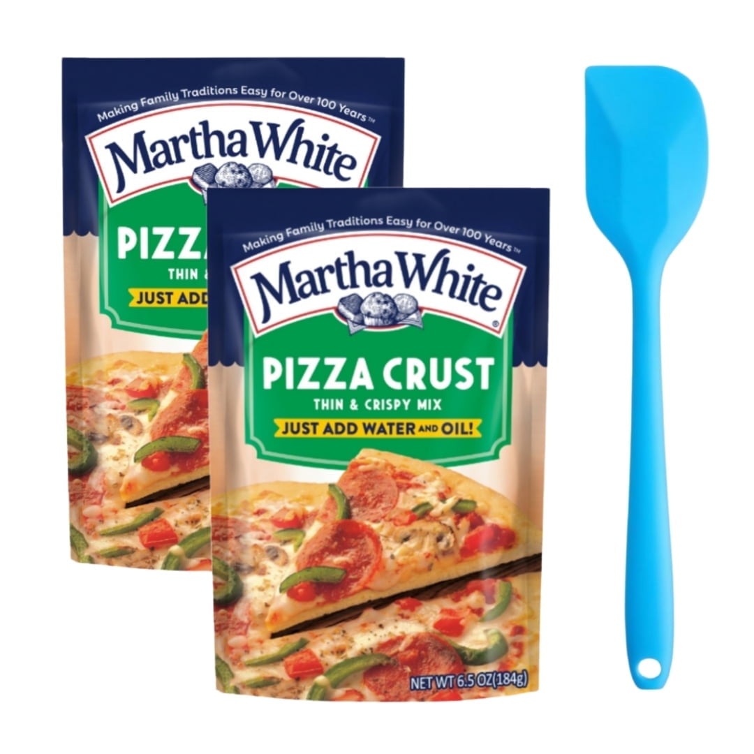JM Smucker Martha White Pizza Crust, 6.5 oz (2 pack) and 8in Silicone ...