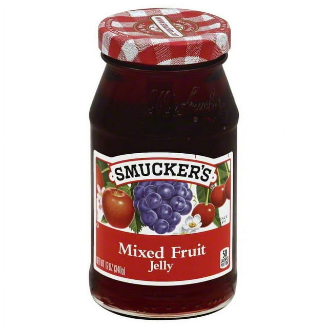 JM Smucker's Mixed Fruit Jelly, 50 Calories Spread, 12 oz - Walmart.com