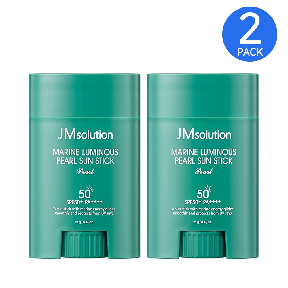 JM Solution Marine Luminous Pearl Sun Stick Sunscreen, 21g x 2-Pack ...