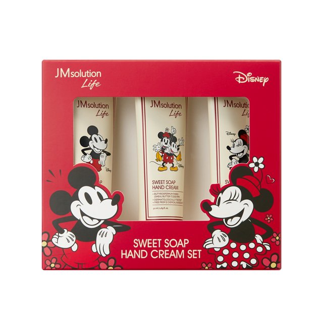 JM Solution X Disney Life Mickey & Minne Sweet Soap Hand Cream Set 50ml ...