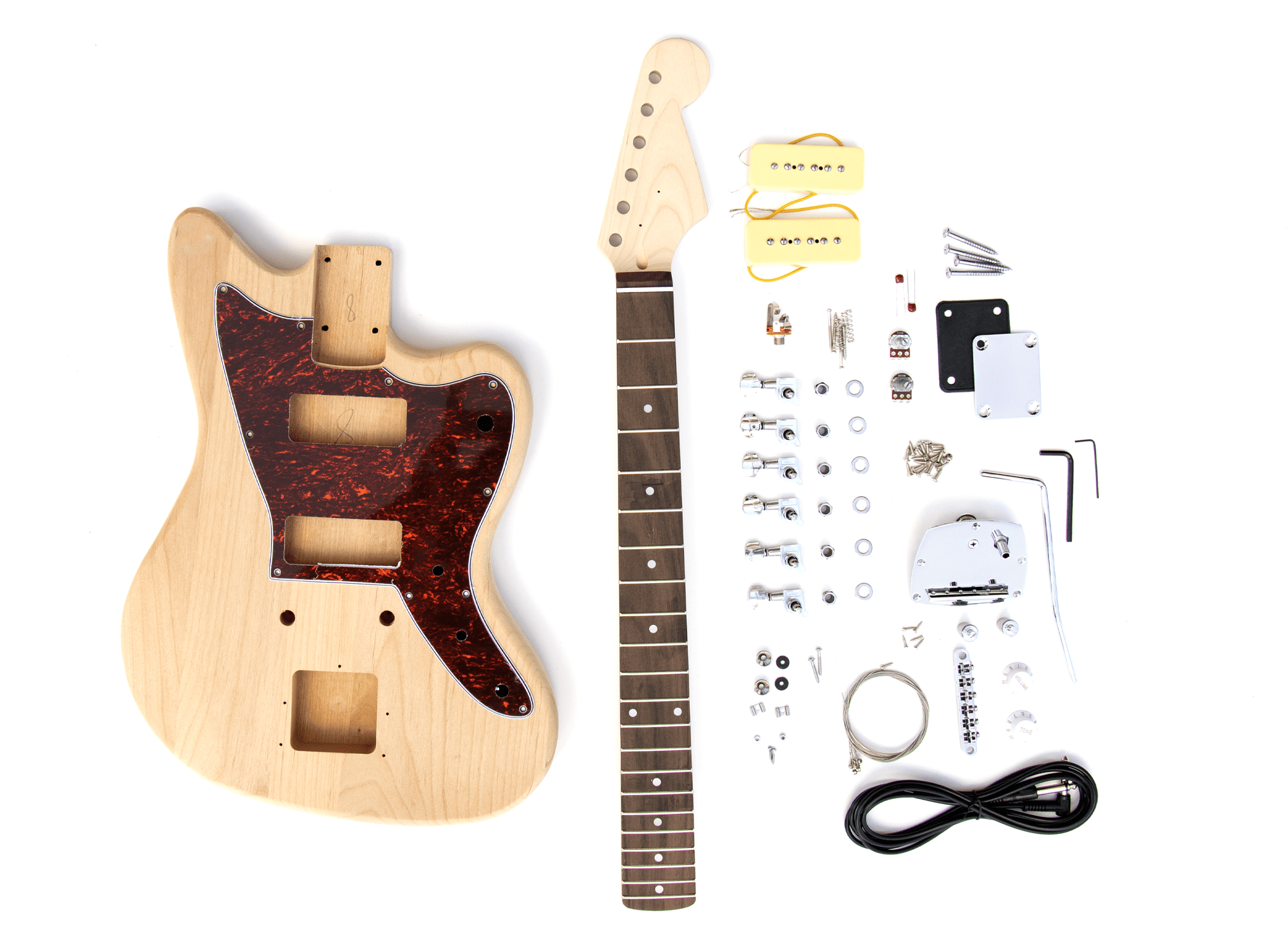 JM Style P90 Build Your Own Guitar Kit - Walmart.com