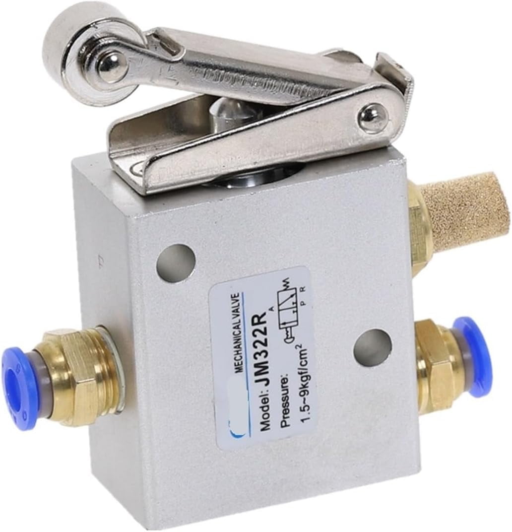 JM322R 2-Position 3-Way Female Thread 1/4" Pneumatic Valve Switch ...