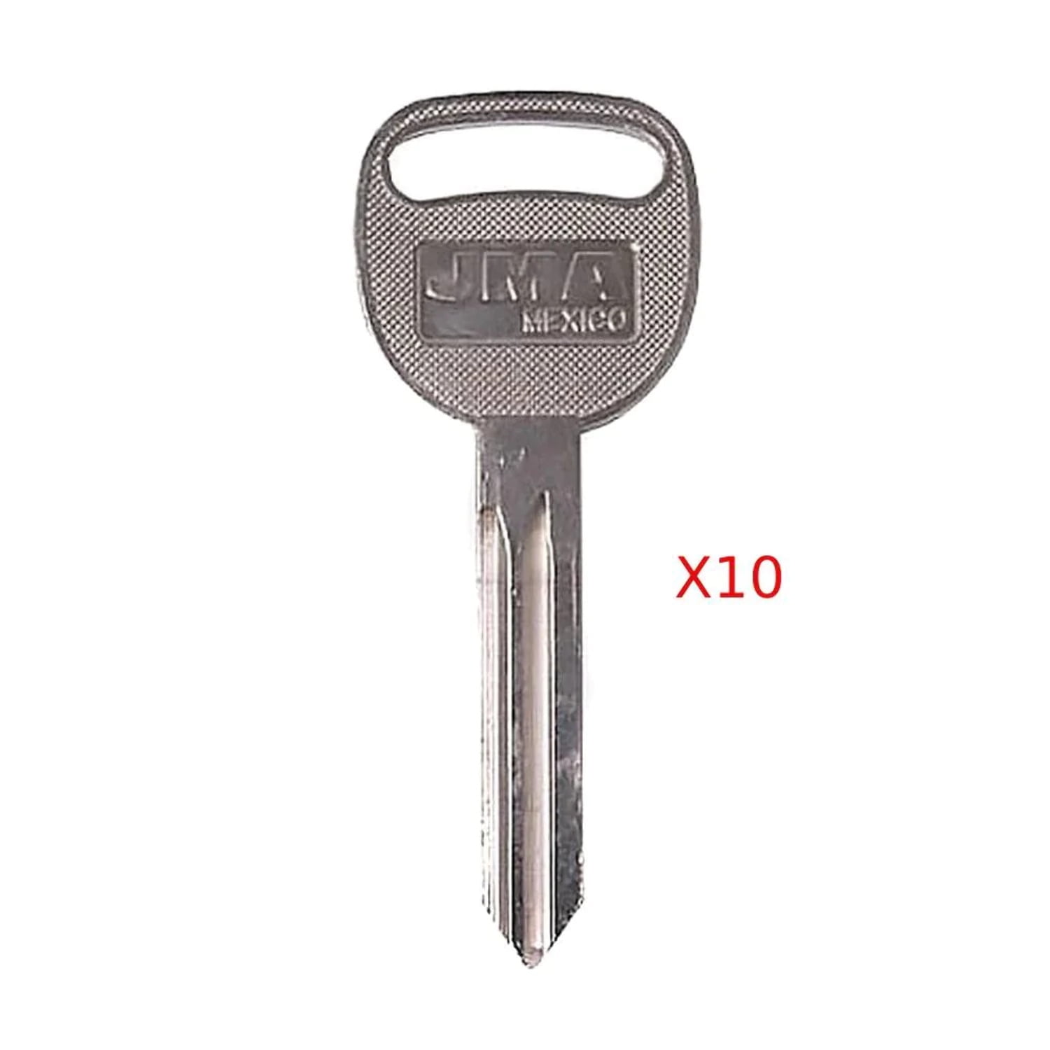 JMA Fits Double Sided 10 Cuts Key Blank for GM Z-Keyway - B106 - GM-37 ...
