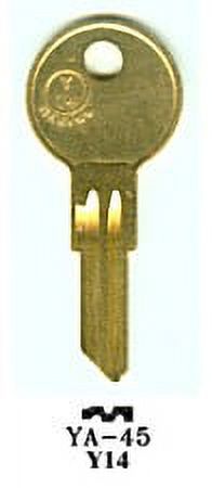 JMA Fits for Commercial & Residential Uncut Key Blank - Y14 - YA-45E ...