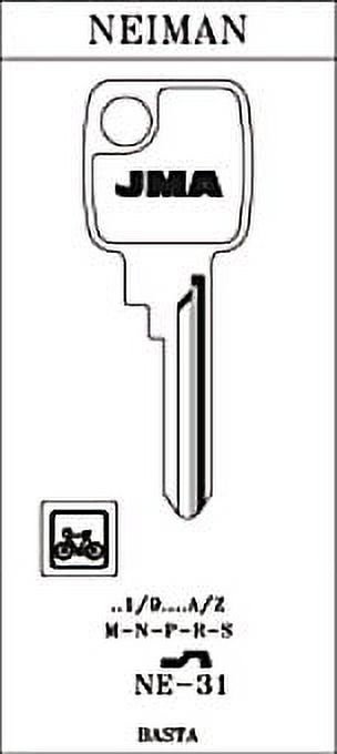 JMA NE-31 Key blank, Neiman (ST) (10-Pack) - Walmart.com