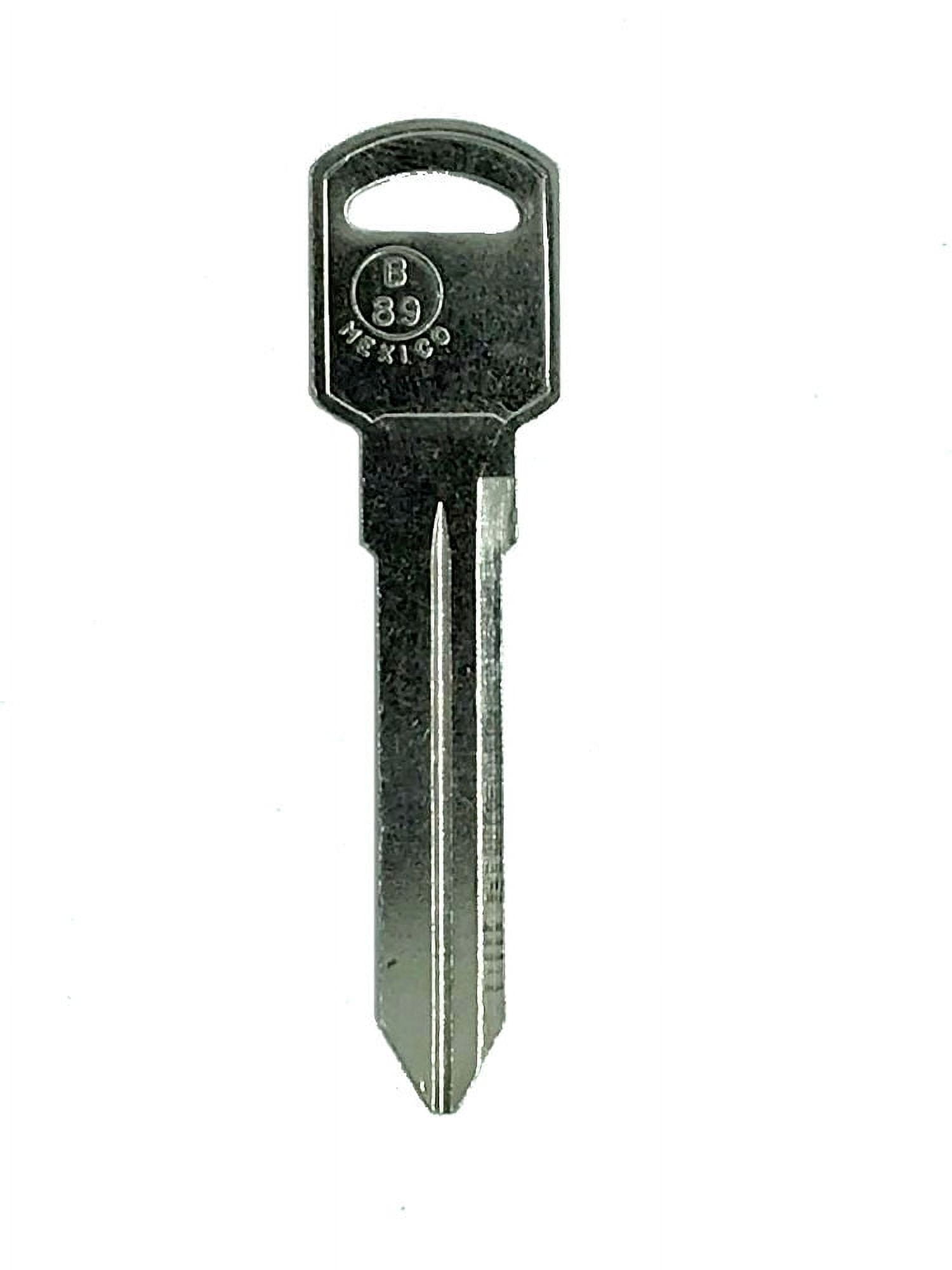 JMA Replacement Uncut Key Blank for GM - B89 - GM-30E (10 Pack ...