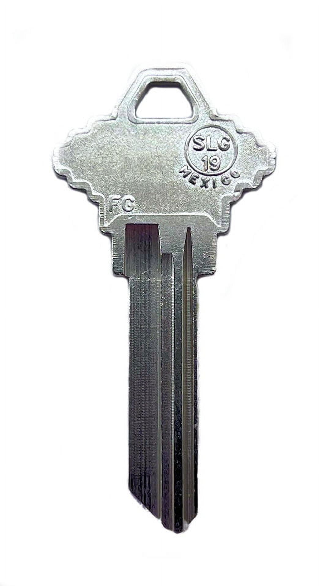 JMA SLG-19 Key Blank Replacement for Schlage 35-101FG, A1145FG (10-Pack ...