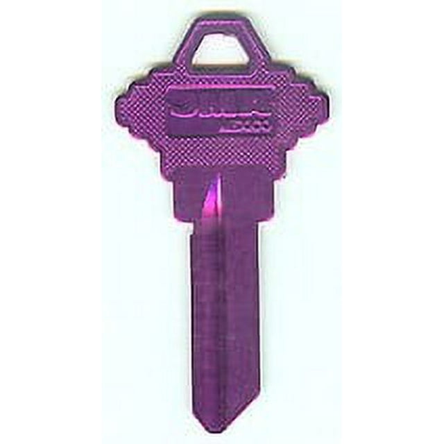 JMA SLG-3.ALI Aluminum Key Blank, SC1 Lilac (10-Pack) - Walmart.com