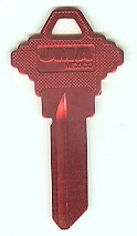 JMA SLG-3.AR Key Blank, Aluminum SC1 Red (10-Pack) - Walmart.com