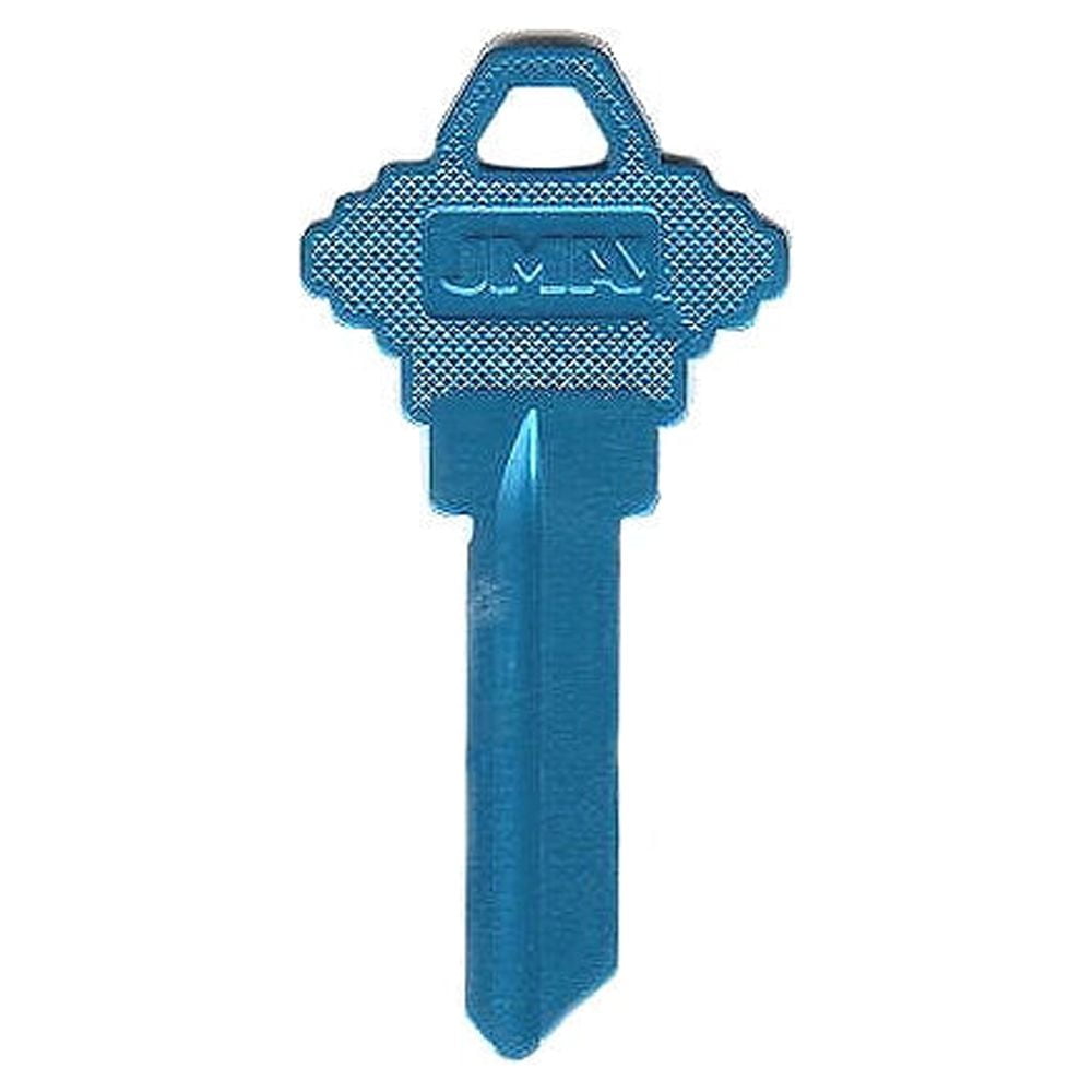 JMA SLG-4.AA Aluminum Key Blank, SC4 Light Blue (10-Pack) - Walmart.com