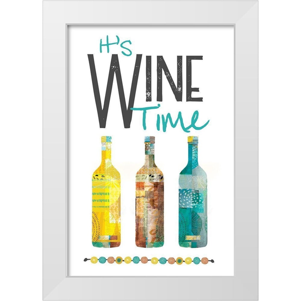 JMB Designs 17x24 White Modern Wood Framed Museum Art Print Titled ...