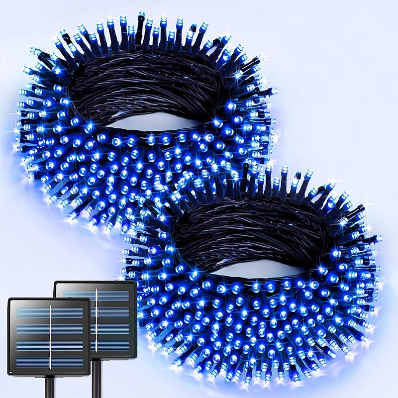 JMEXSUSS 2 Pack Halloween Solar Lights Outdoor, Total 400 LED 151FT ...
