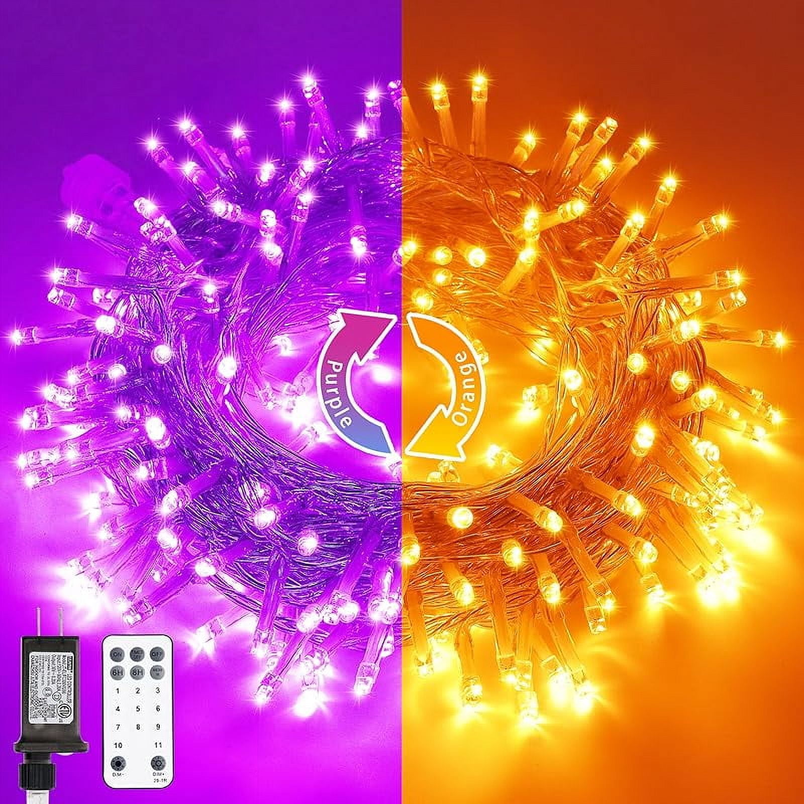 JMEXSUSS 200 LED String Lights Indoor Outdoor Clear Wire, Connectable ...