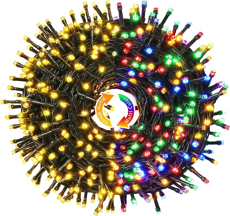 JMEXSUSS 250 LED Orange Lights for Halloween, 91.5ft Halloween Lights ...