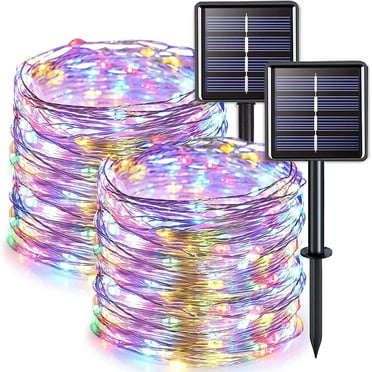 Sunforce 15 LED Solar String Lights, Weather Resistant, 33ft, for Patio ...