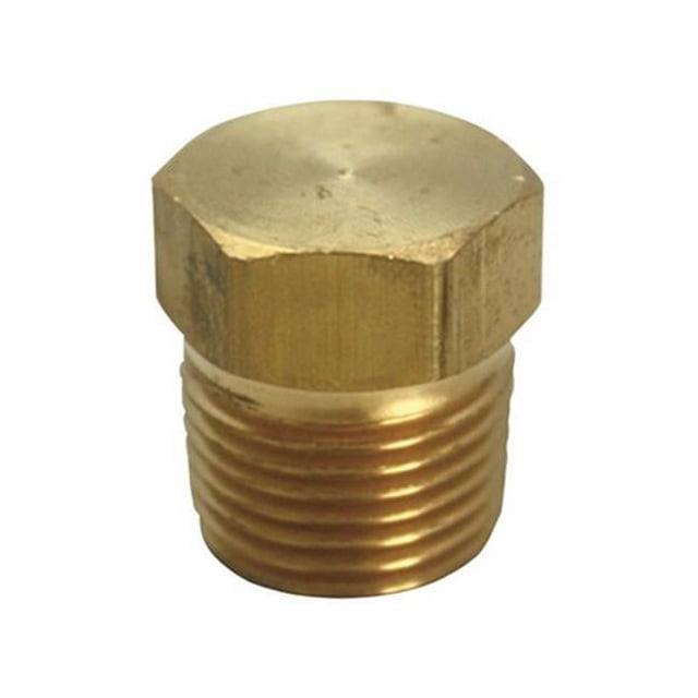 JMF 3/4 in. MPT Brass Hex Head Plug - Walmart Business Supplies