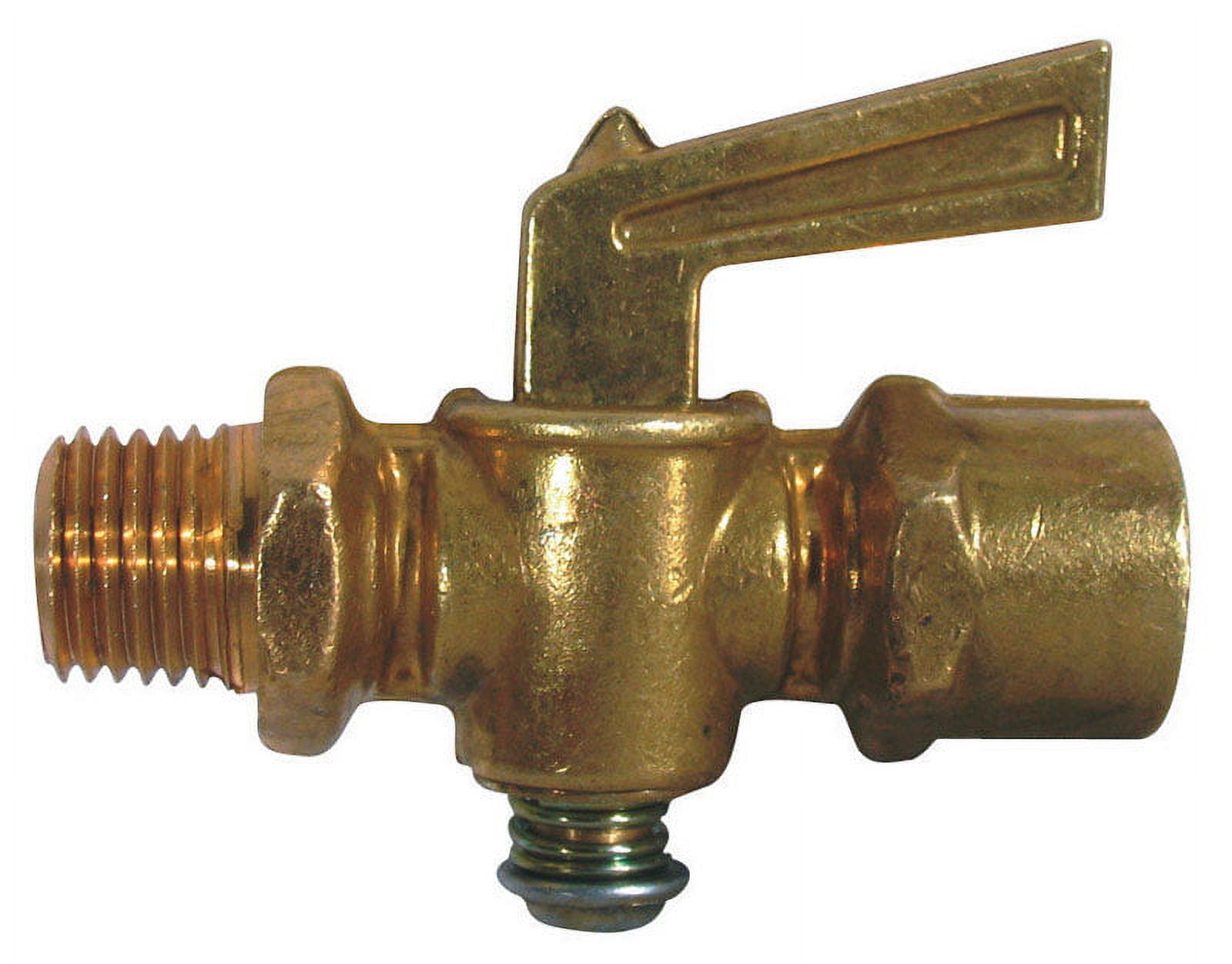 JMF Company 1/8 in. FIP MIP Brass Pipe Valve - Walmart.com
