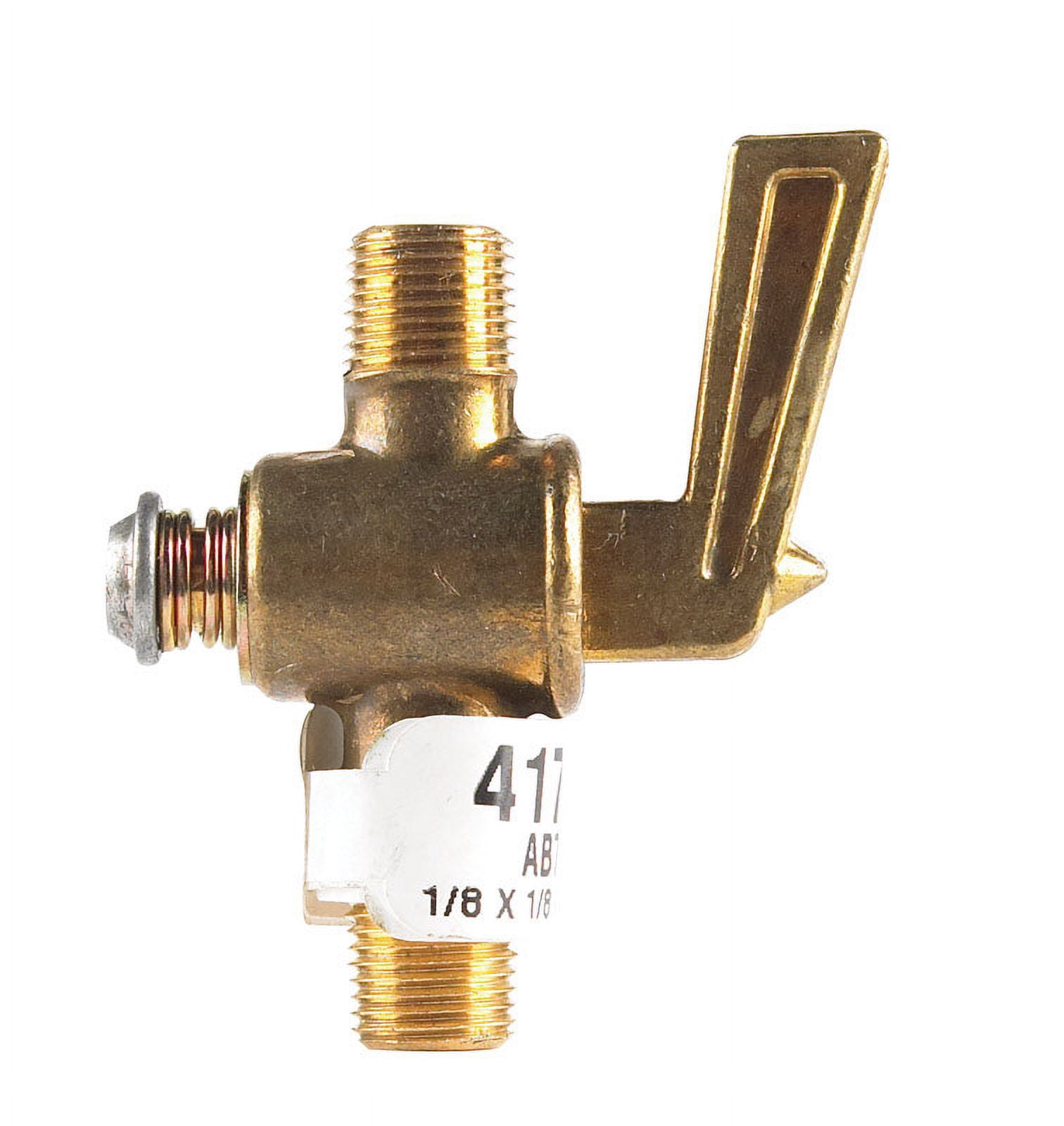 JMF Company 1/8 in. MIP MIP Brass Pipe Valve - Walmart.com