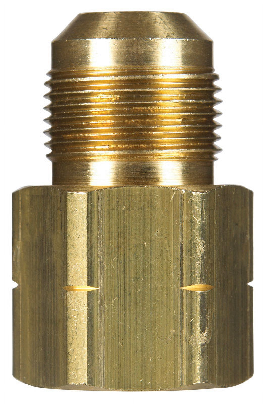 JMF 15/16 in. Flare x 3/4 in. Dia. Female Brass Gas Adapter - Walmart.com