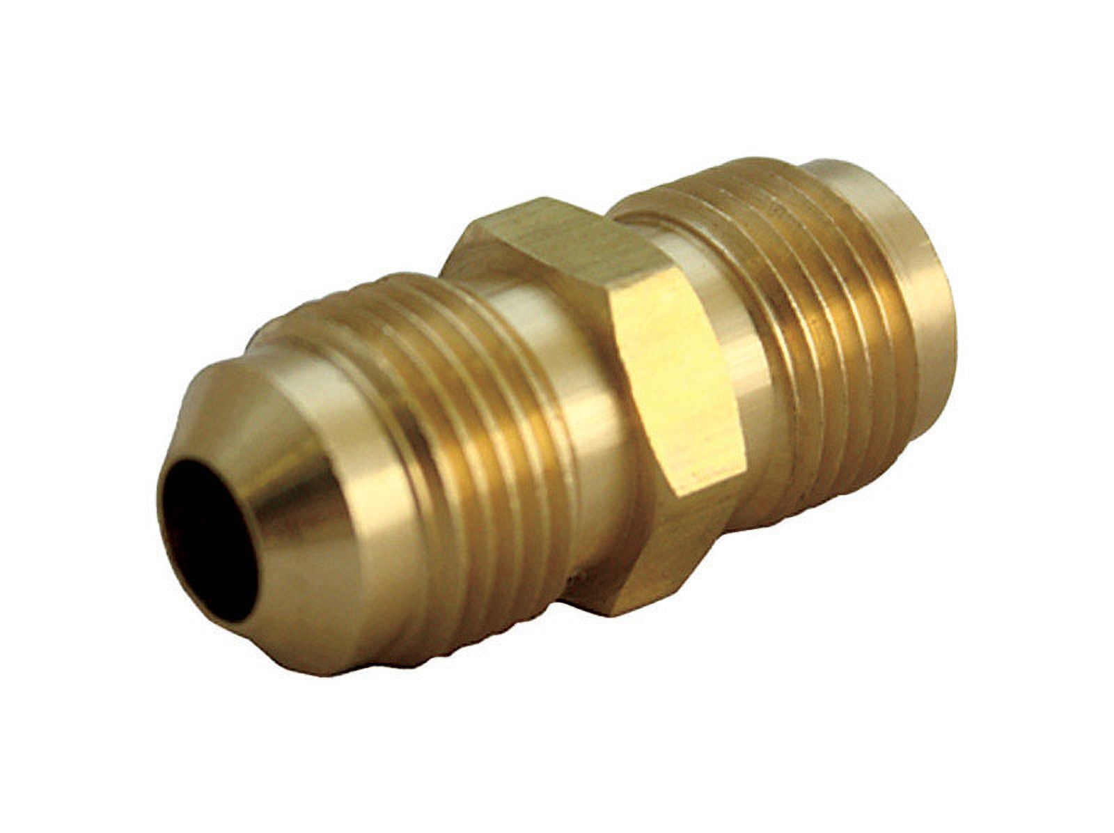 JMF Company 3/8 in. Flare X 3/8 in. D Flare Brass Space Heater Union ...