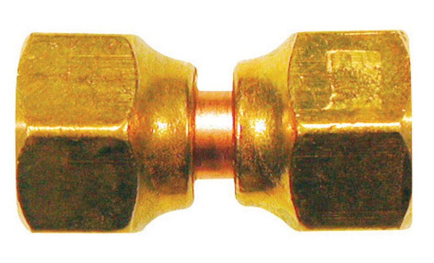 JMF Company 5/8 in. Flare X 1/2 in. D Brass Swivel Flare Connector ...