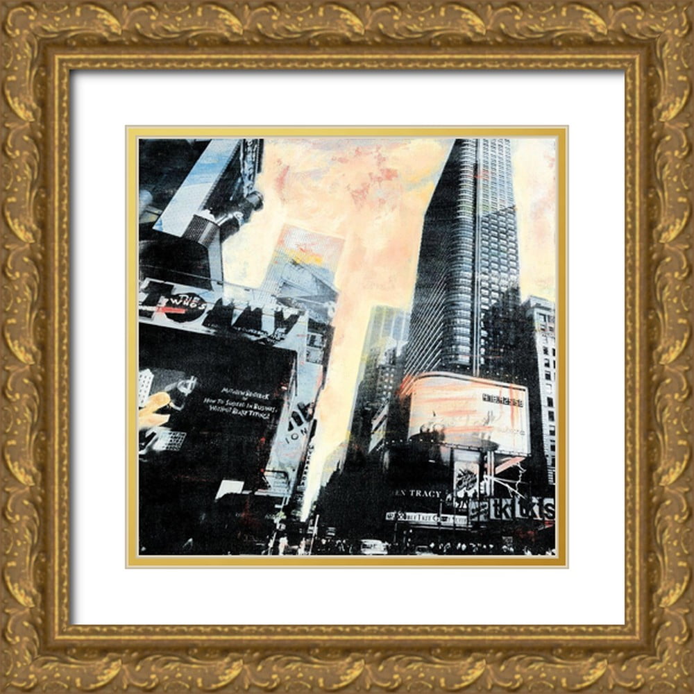 JMG 20x20 Gold Ornate Wood Framed with Double Matting Museum Art Print ...