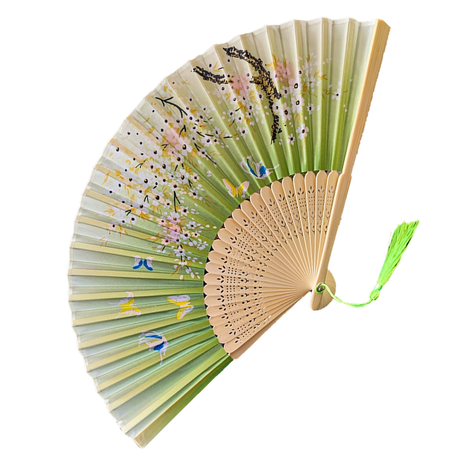 JMIMNK Fans for Line Dancing,Large Folding Hand Rave Fan Popping Fan ...