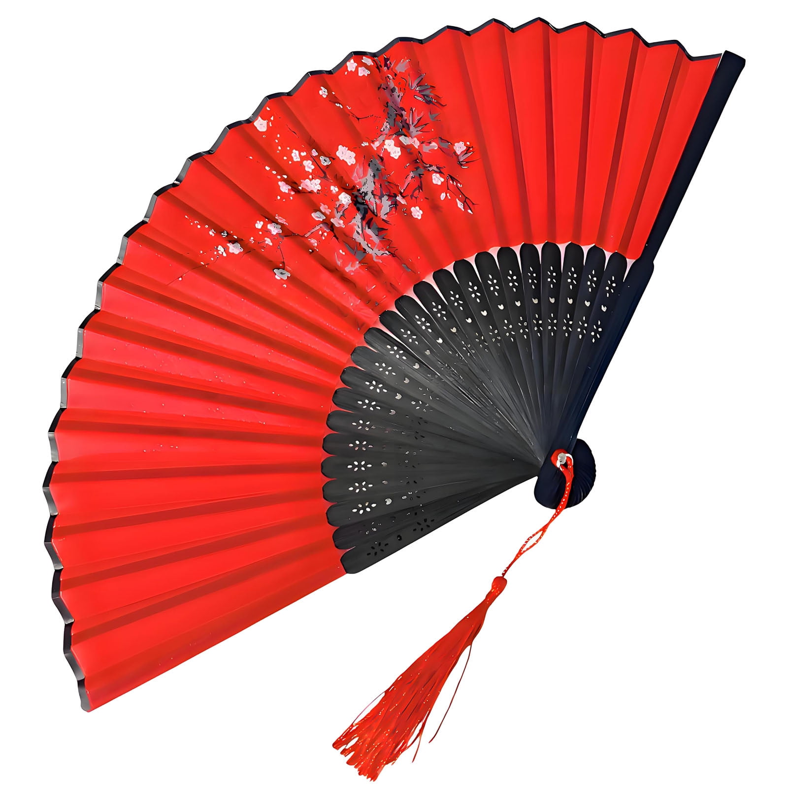 JMIMNK Fans for Line Dancing,Large Folding Hand Rave Fan Popping Fan ...