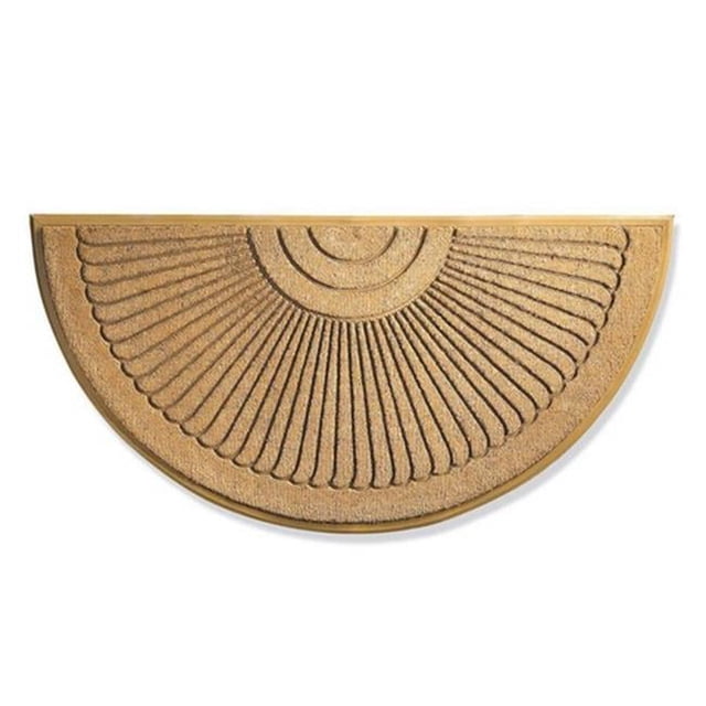 JMJ LE 81068 30X48 Sunburst Coir Door Mat, Beige, 30 x 48 in. - Walmart.com