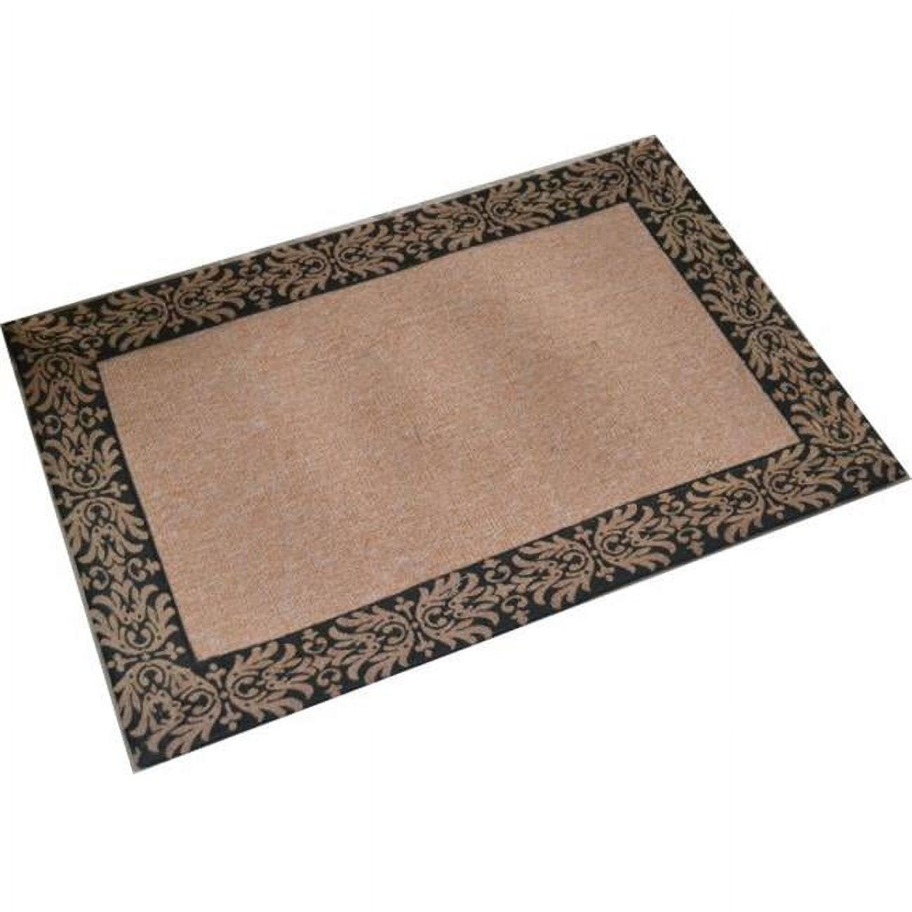 JMJ PP4 Polypropylene Rug with Cotton Border , Beige - 5 x 8 in ...