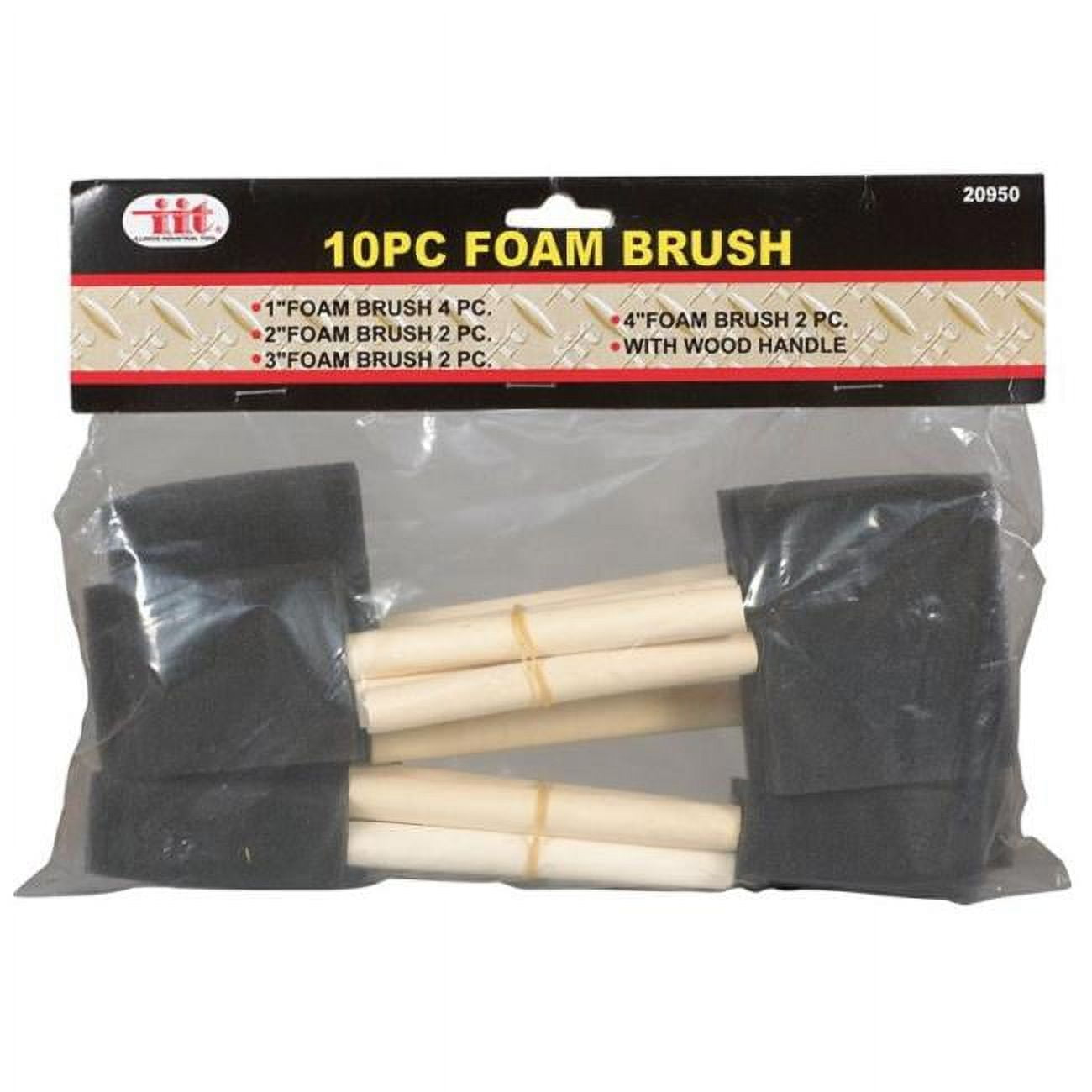 JMK-IIT 10-Pc. Foam Brush Set, Model# 20950 - Walmart.com