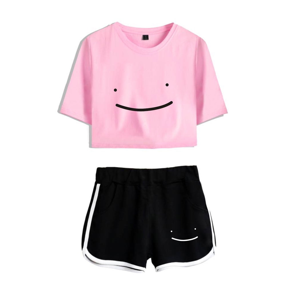 JMKEY Short Set for Women Dreamwastaken Dream Smile Merch Crop Top ...