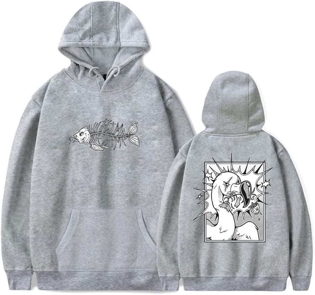 JMKEY Unisex Flamingo Flim Flam Merch FF Fishbone Hoodies Streetwear ...