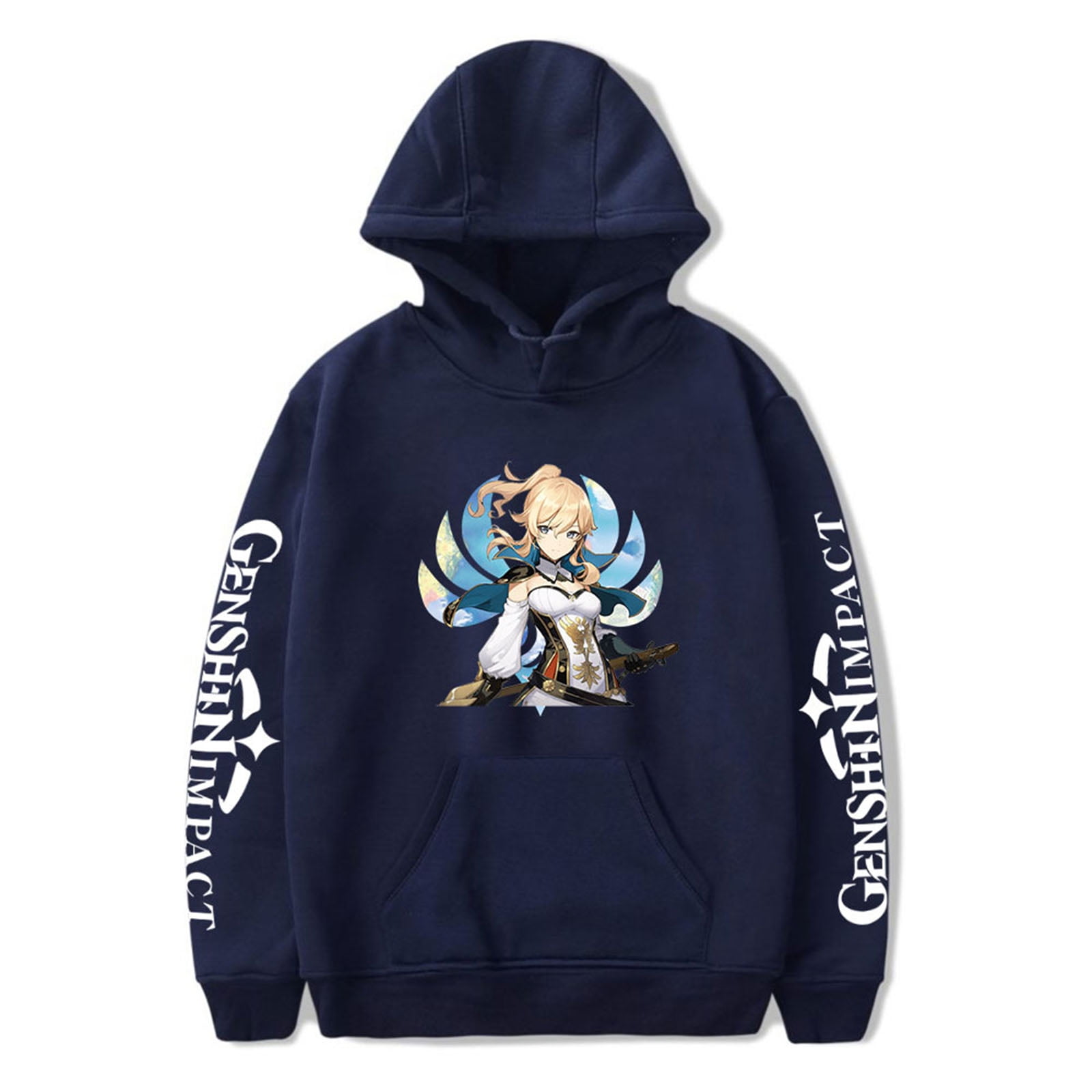 JMKEY Unisex Genshin Game Impact Hoodie Hutao Merch Pullover Hoodie ...