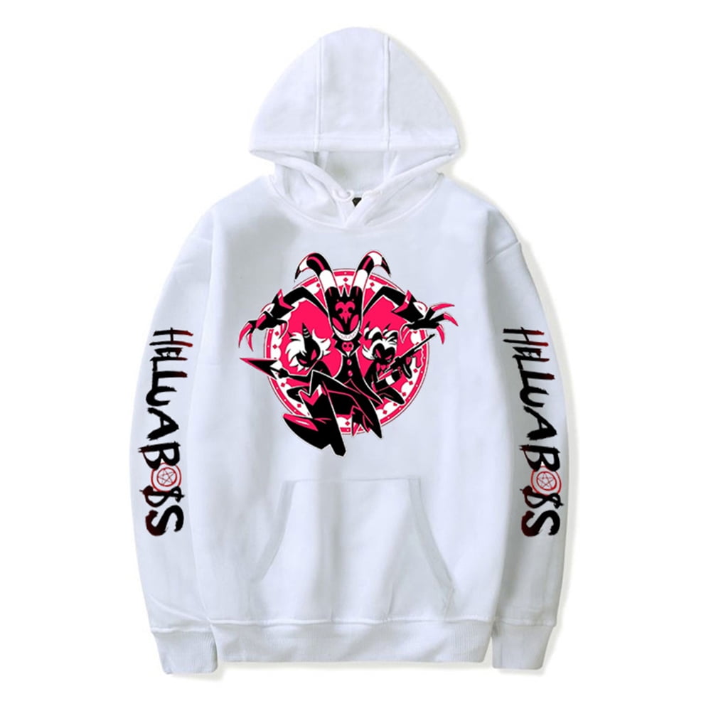 JMKEY Unisex Helluva Anime Boss Hoodies cosplay Jacket Pullover ...