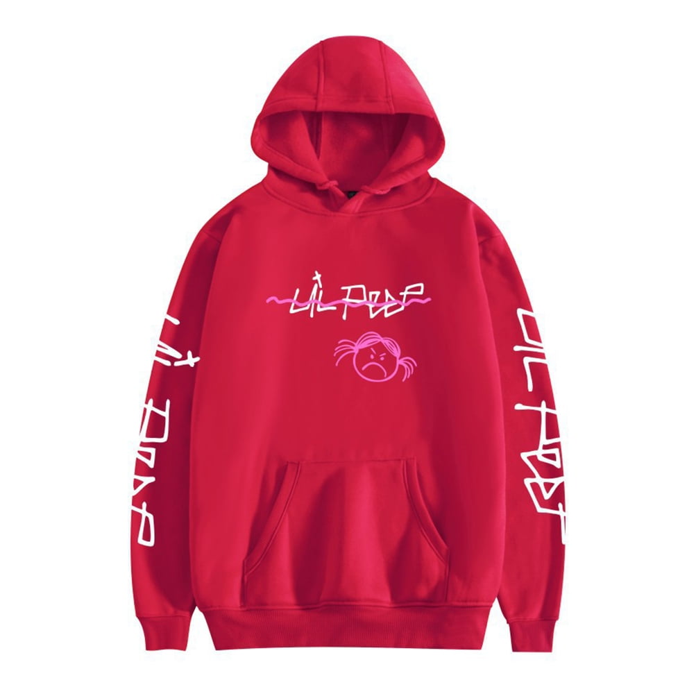 JMKEY Unisex Rapper Lil Peep Cry Baby Hoodie Halloween Cosplay Merch ...