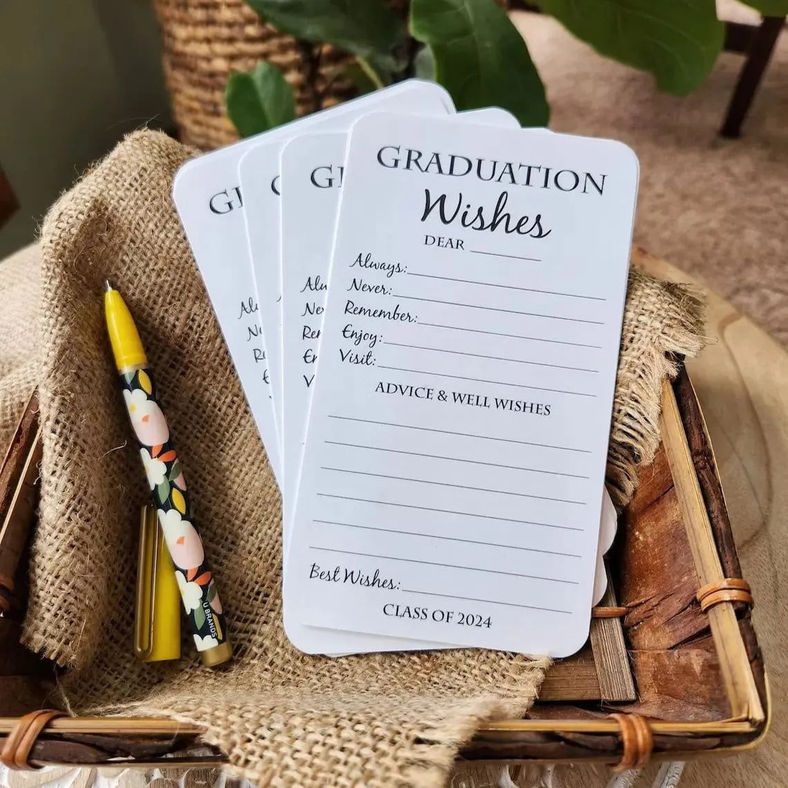 JMKQLZ 2024 Graduation Wishes and Advice Cards - Share Memory, Advice ...