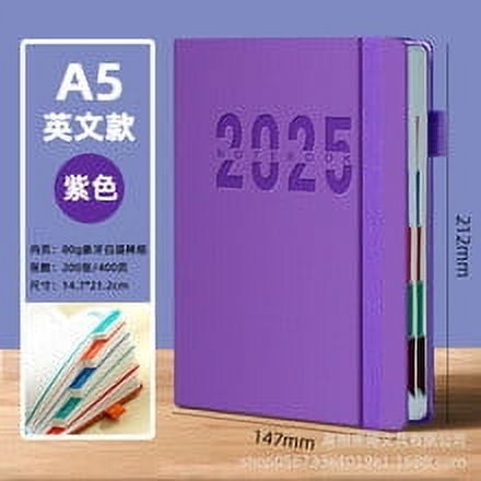 JMKQLZ A5 Notepad Self Discipline Agenda 2025 Time Management Notebook ...