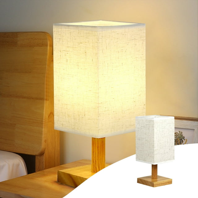 JMKQLZ Bedside Table Light - Touch Control for Bedroom Wood 3 Way ...