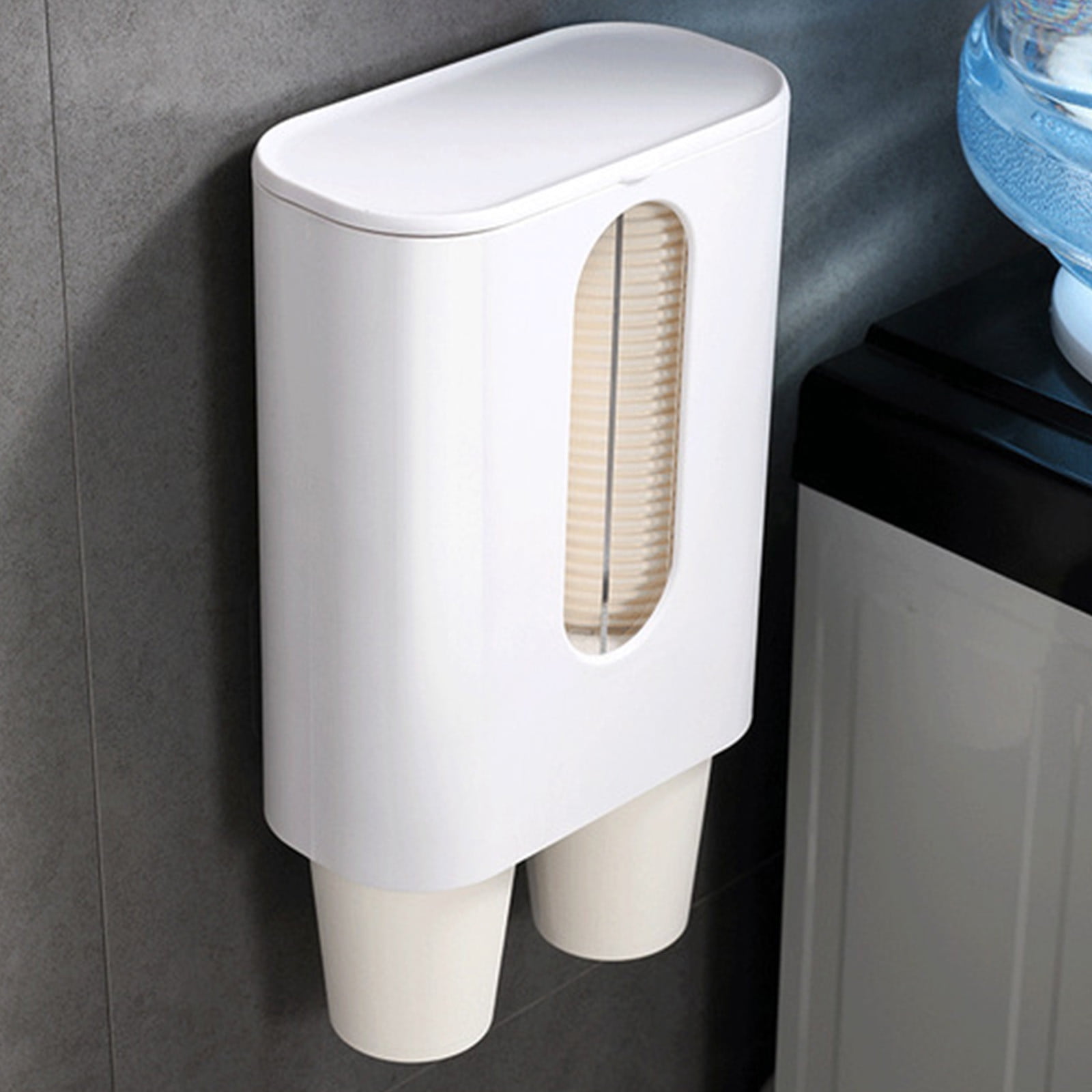JMKQLZ Cup Dispenser Wall Mounted Bathroom Cup Holder, Disposable Paper ...