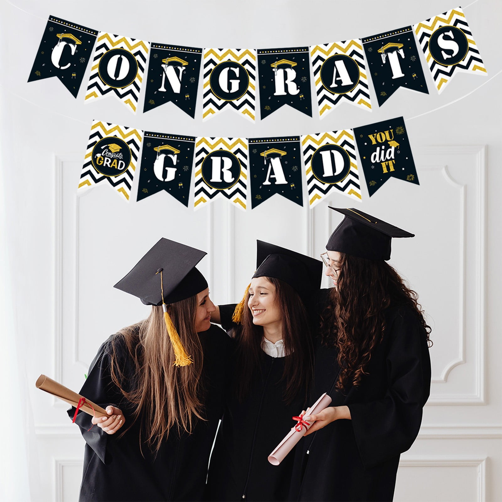 JMKQLZ Graduation Decorations 2025 - Congratulations Banner - 2025 ...