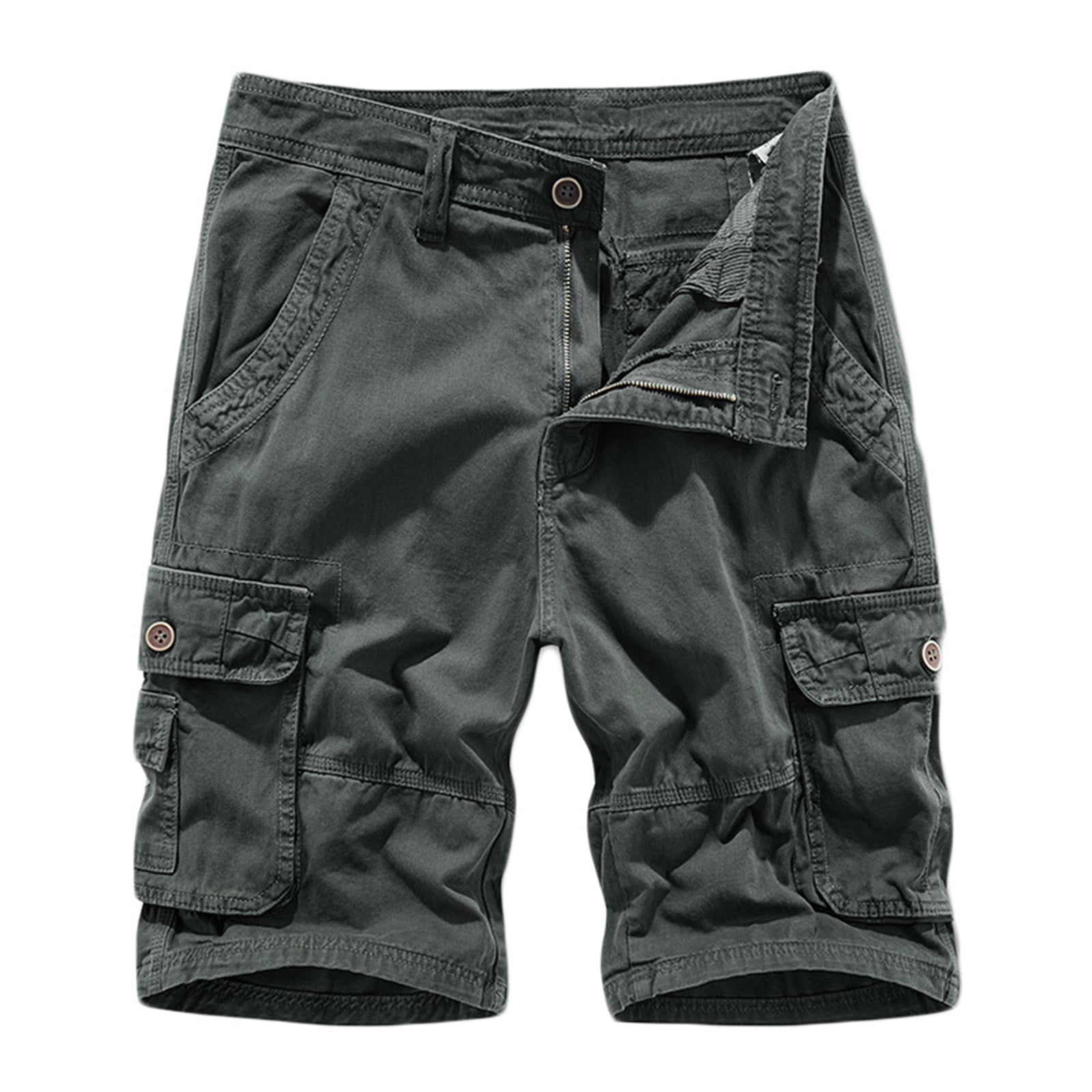 JMKQLZ Men's Cargo Shorts Slim Fit Multi-Pocket Outdoor Camouflage ...