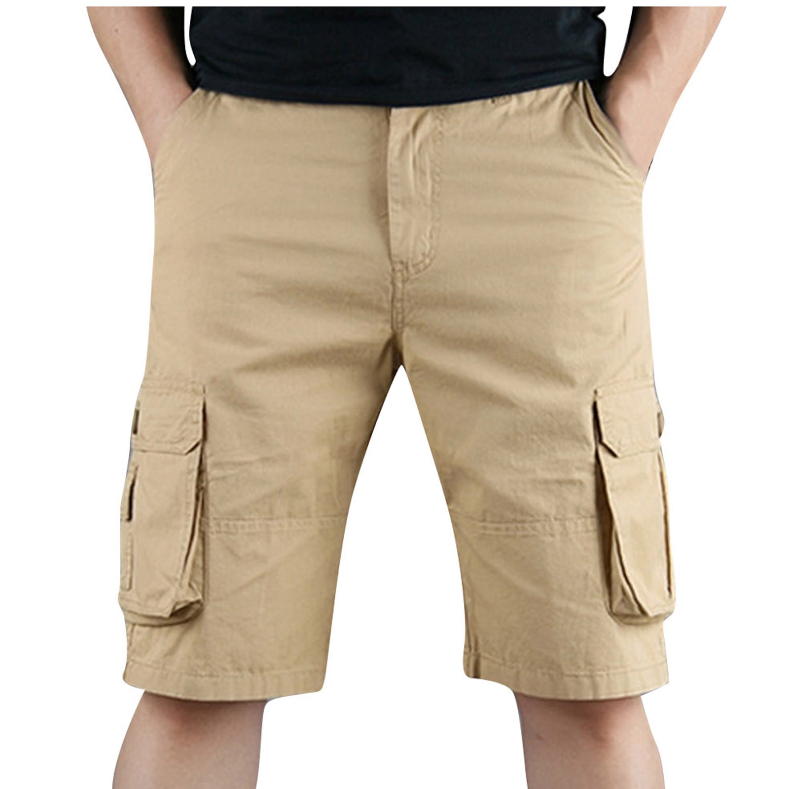 JMKQLZ Men's Hiking Cargo Shorts Lightweight Outdoor Work Shorts for ...