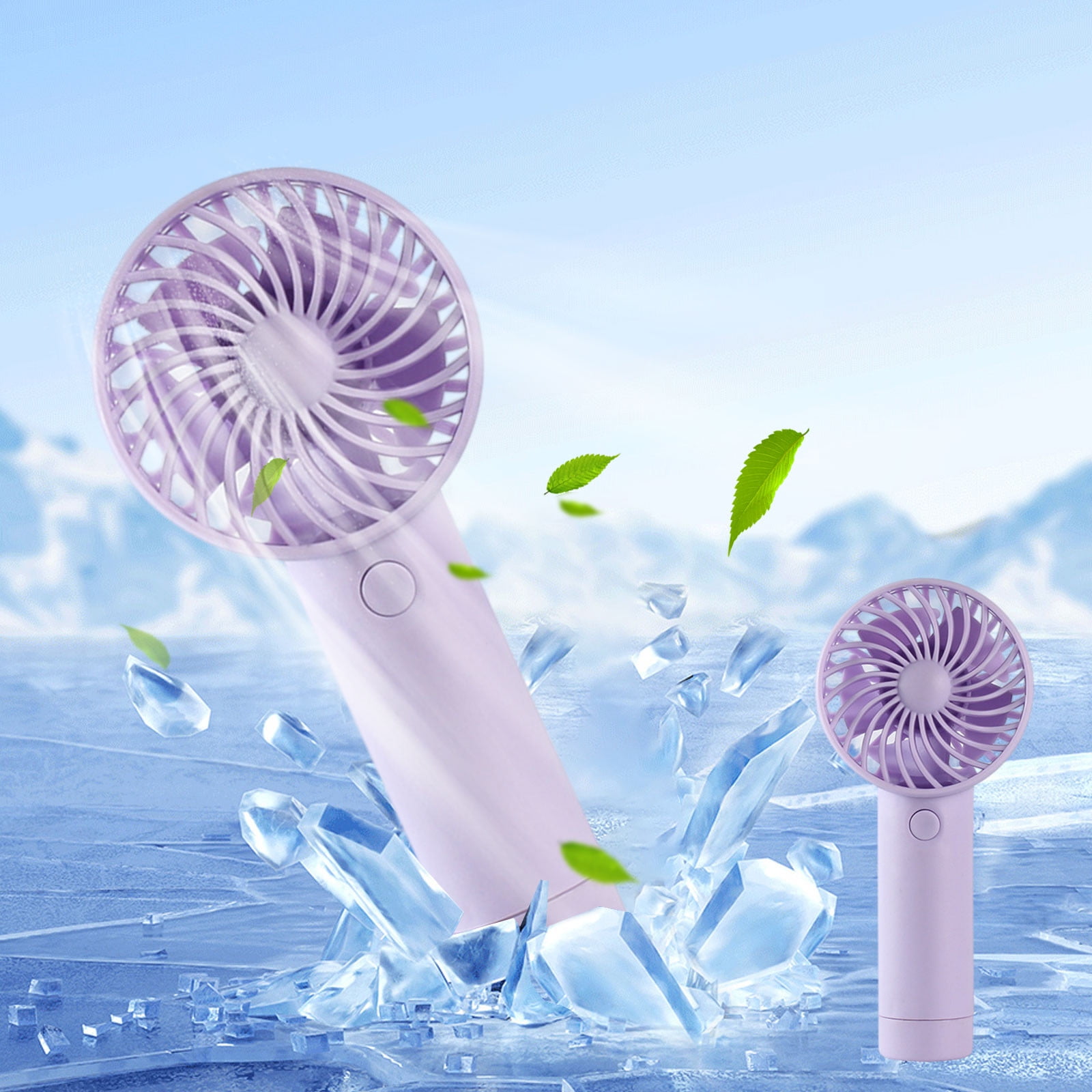 JMKQLZ Mini Portable Fans Handheld USB Rechargeable Fan Mini Outdoor ...