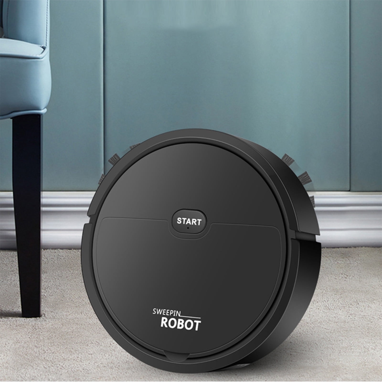 JMKQLZ Mini Robot Vacuum, Household Cleaning Machine Intelligent Robot ...