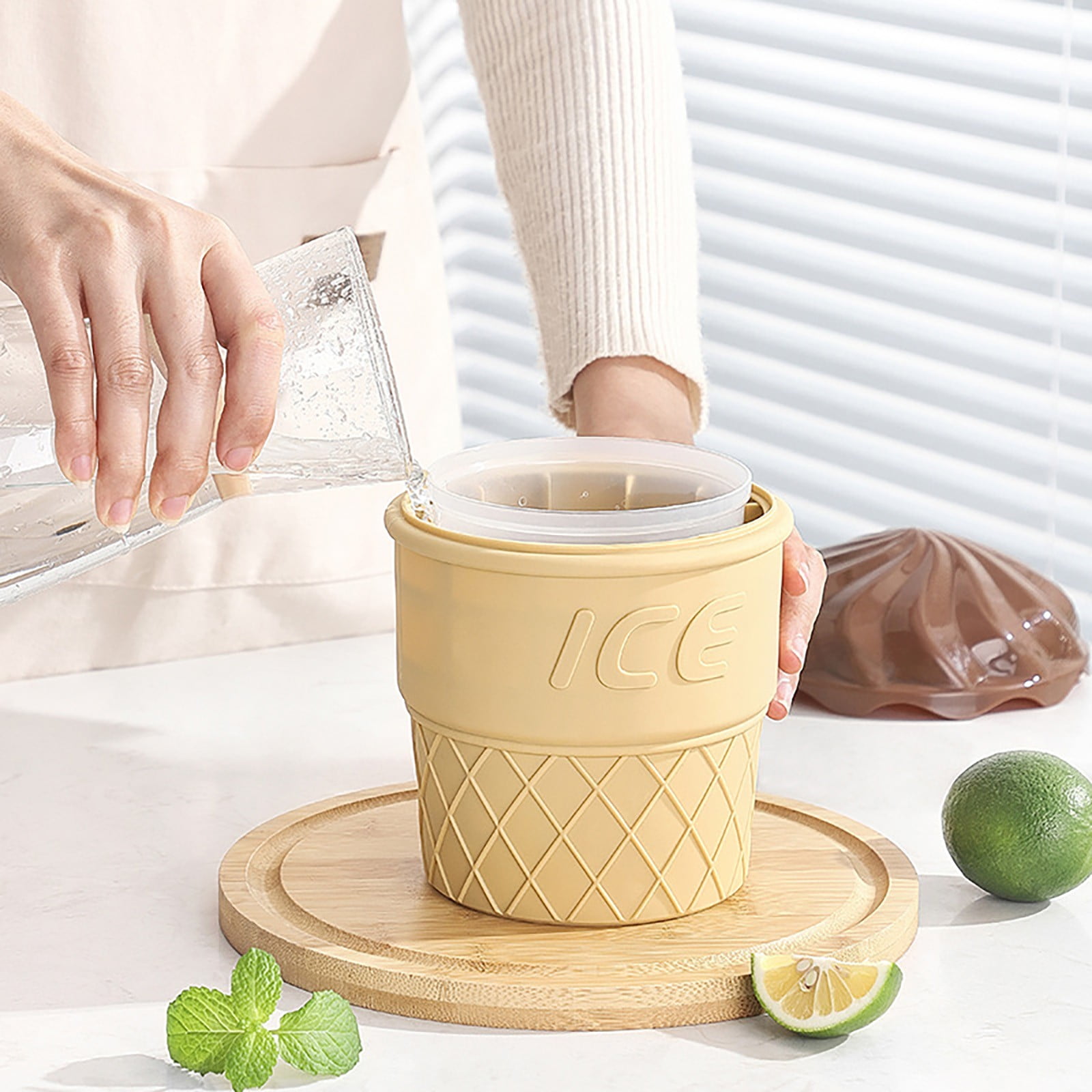 JMKQLZ Premium Silicone Ice Bucket for Beverages Wine Champagne ...