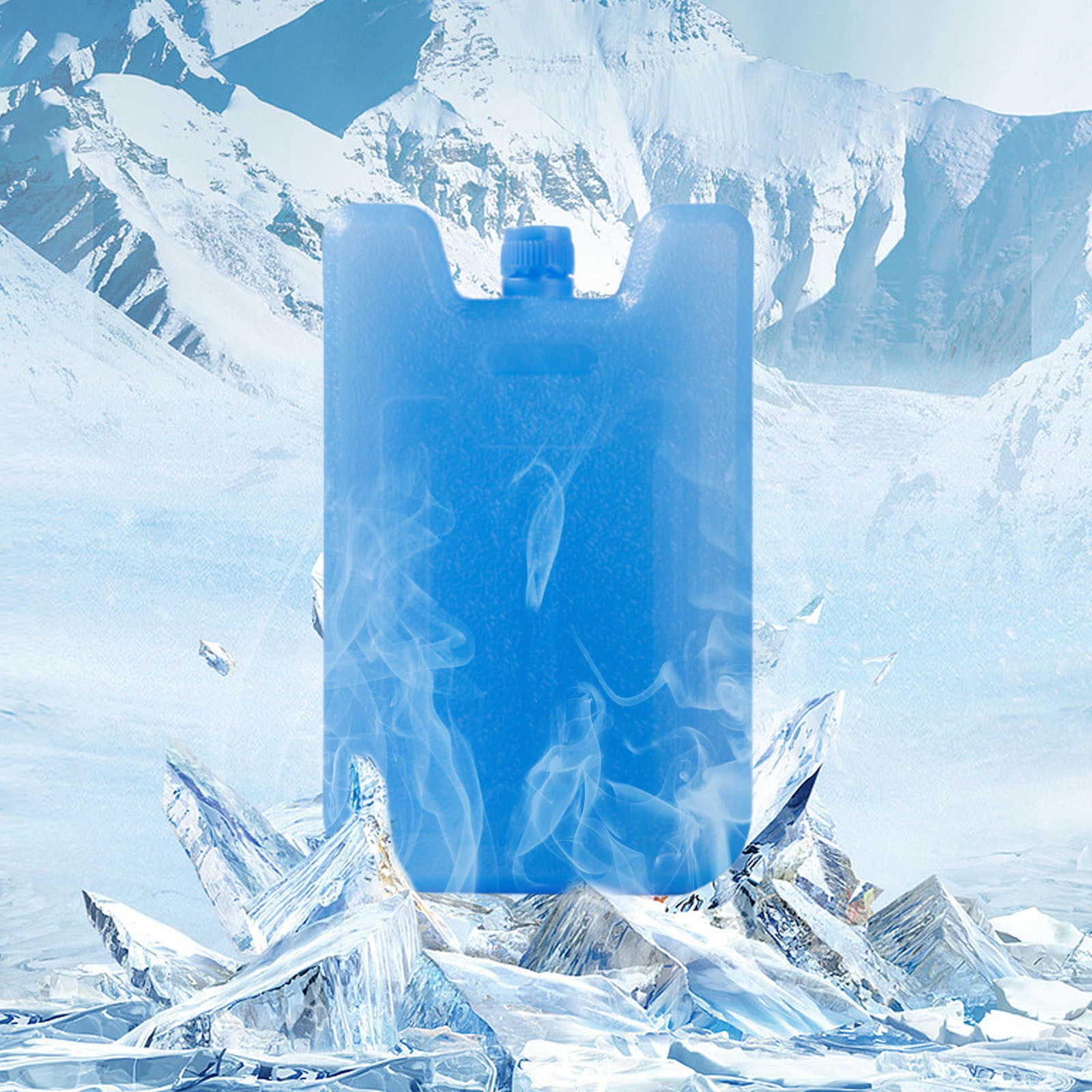 Reusable Long-Lasting Ice Crystal Freezer Packs for Cooler Bags - Shock ...