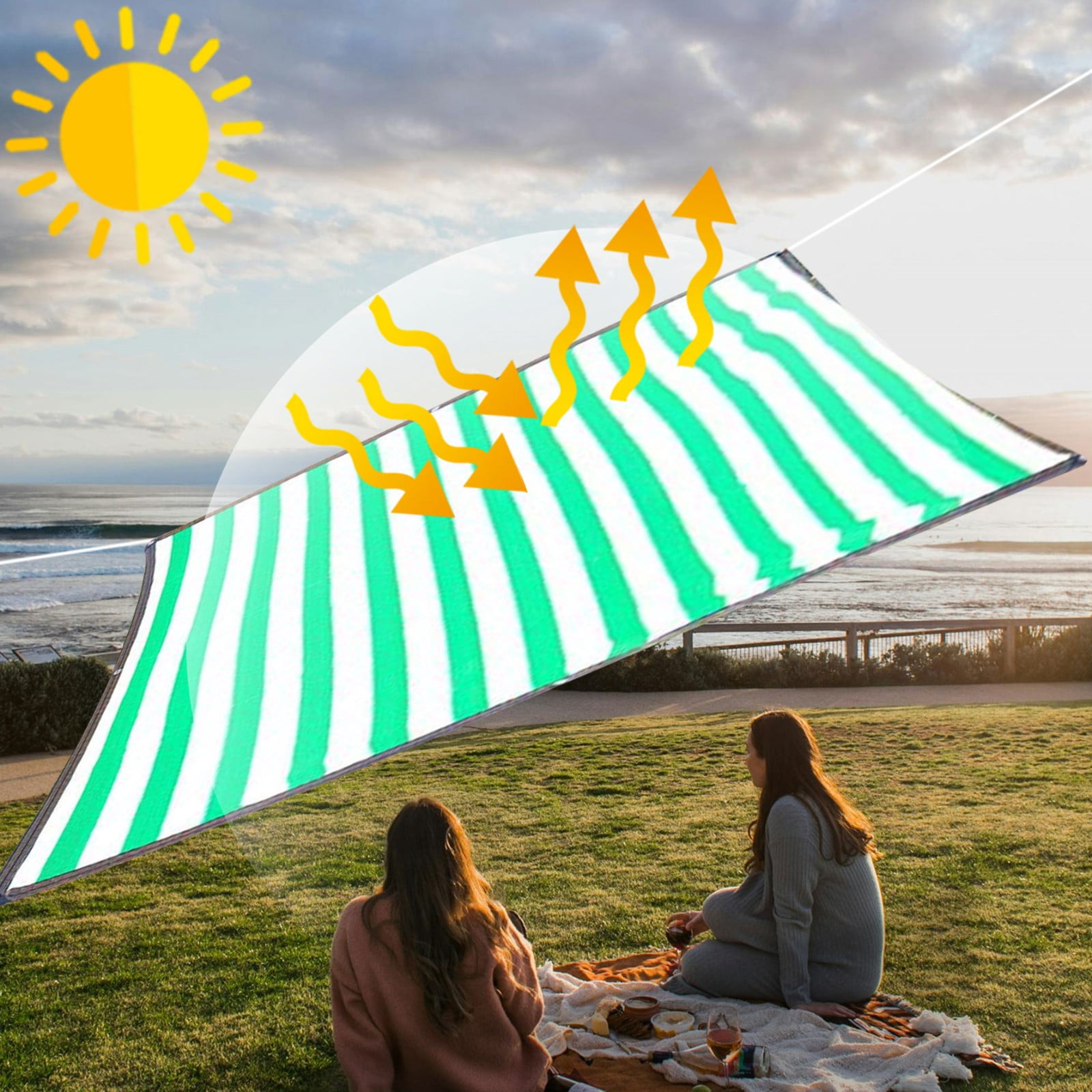 JMKQLZ Sun Shade Canopy, UV Block Sunshade Canopy for Outdoor Patio ...